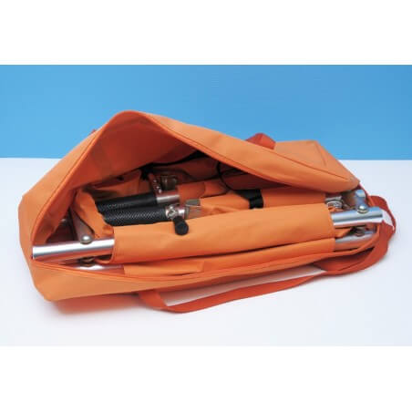 Brancard orange léger pliable en 4 | Prorisk.fr